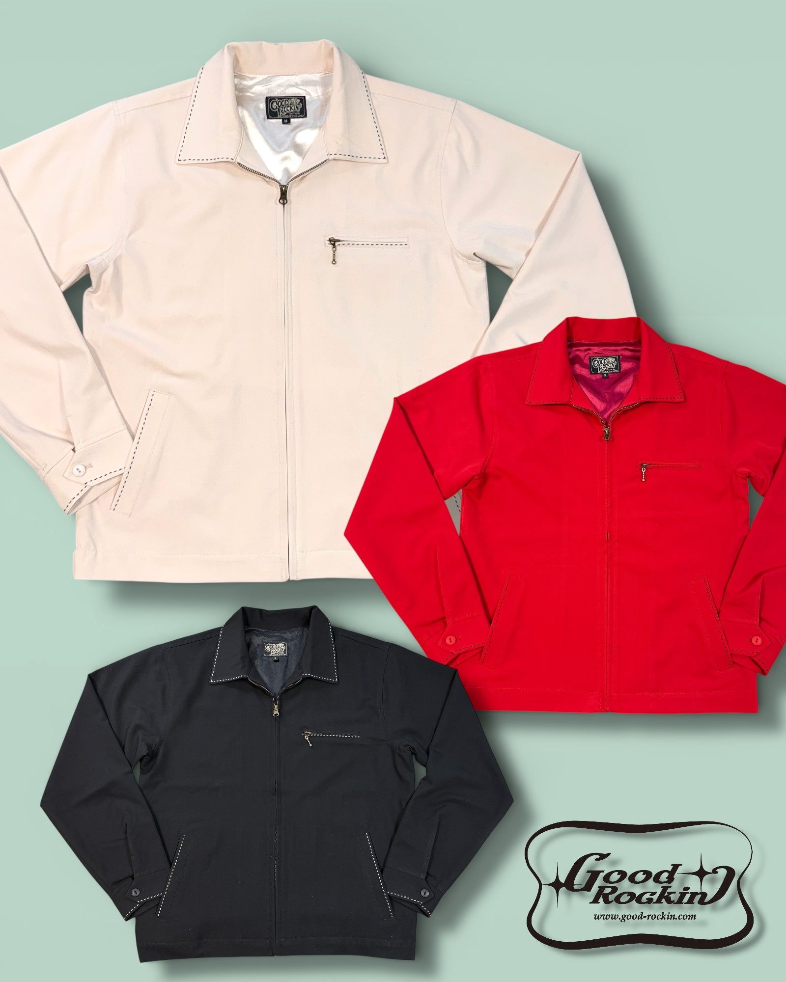 Hand Stitch Light Jacket /ハンドステッチブルゾン – GOOD ROCKIN'